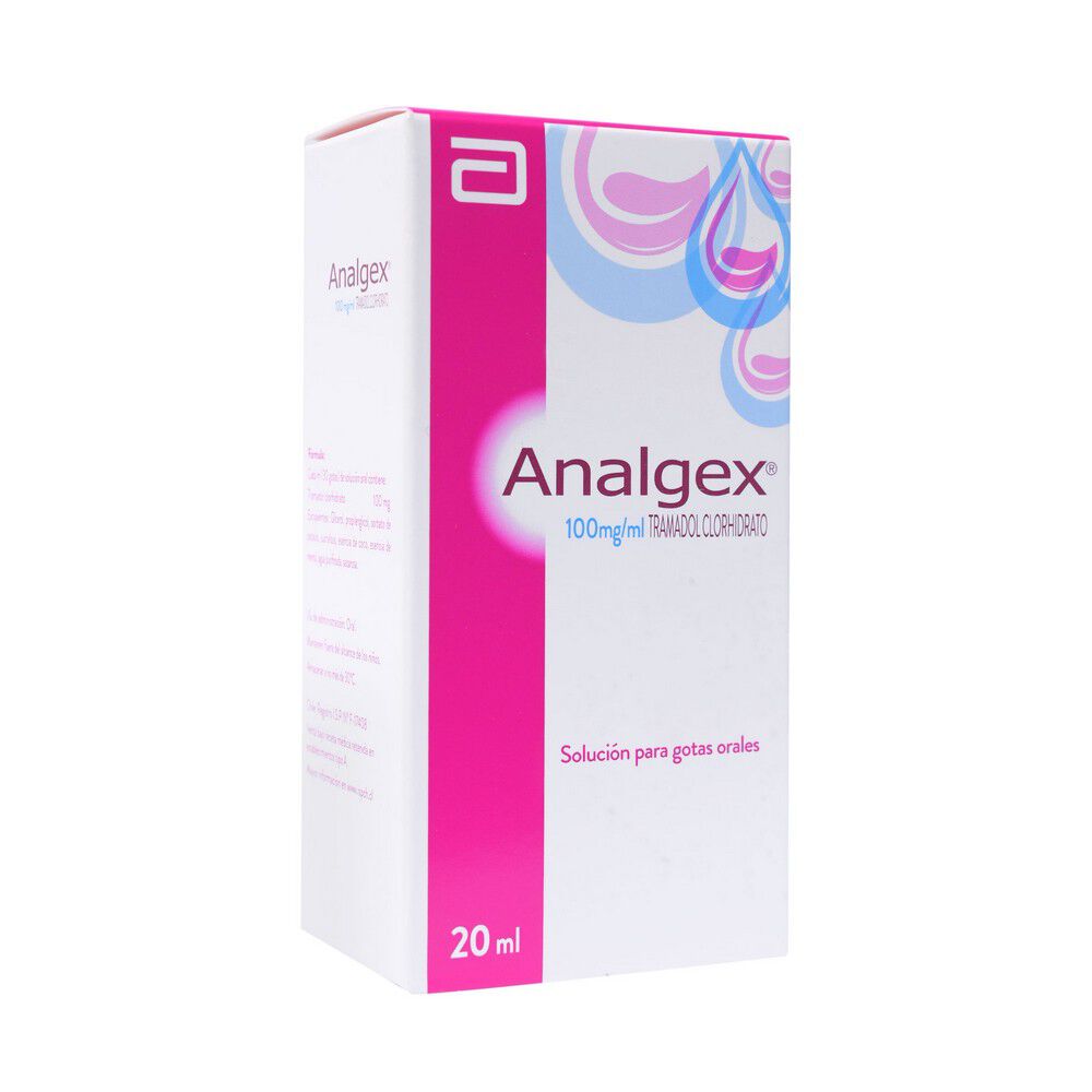 Analgex Tramadol Clorhidrato 100 mg Gotas 20 mL