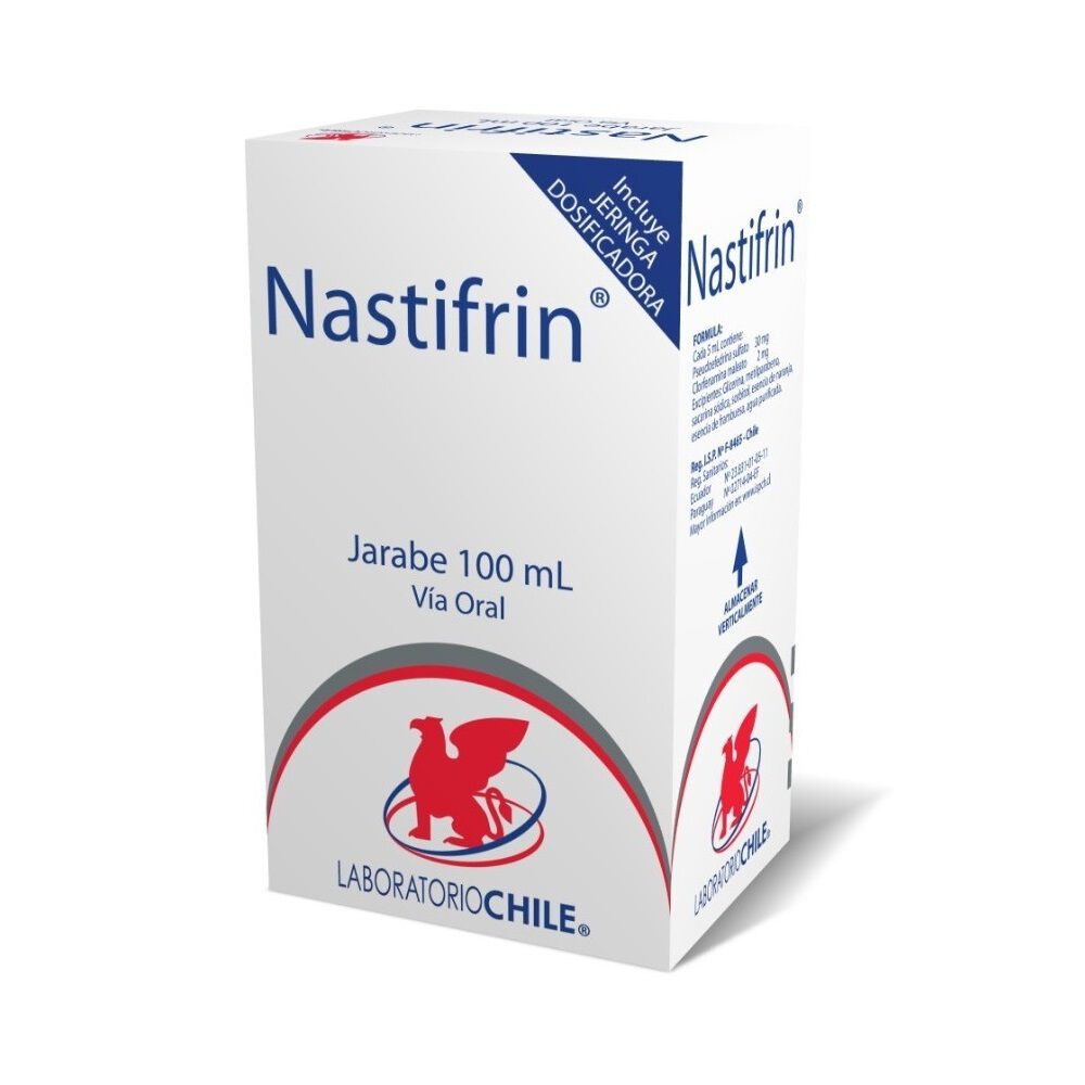 Nastifrin Pseudoefedrina 30 mg / 5 mL Jarabe 100 mL