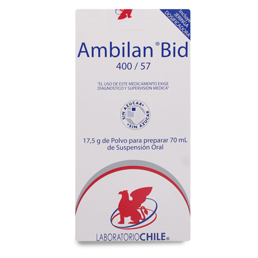 Ambilan Bid Amoxicilina 57 mg/5ml Suspensión 70 mL