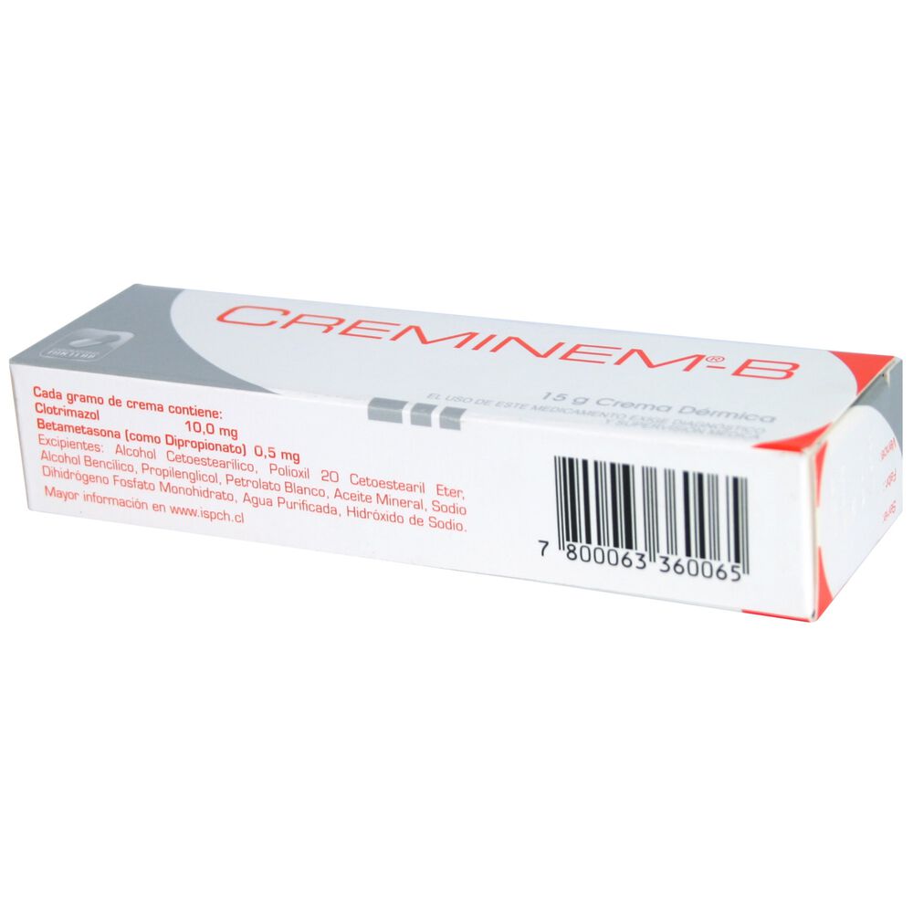 Creminem-B Clotrimazol 10 mg Crema Dermica 15 gr