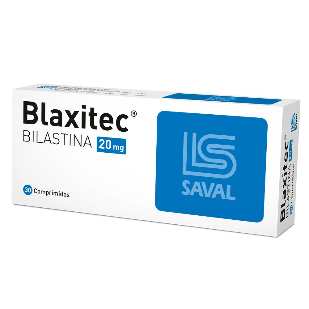Blaxitec Bilastina 20 mg 30 Comprimidos