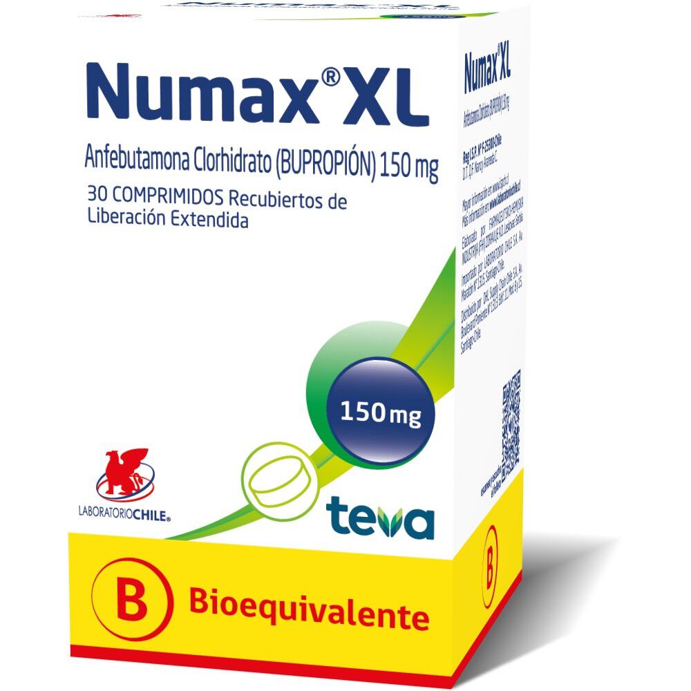 Numax XL 150 mg 30 Comprimidos Recubiertos De Liberacion Extendida