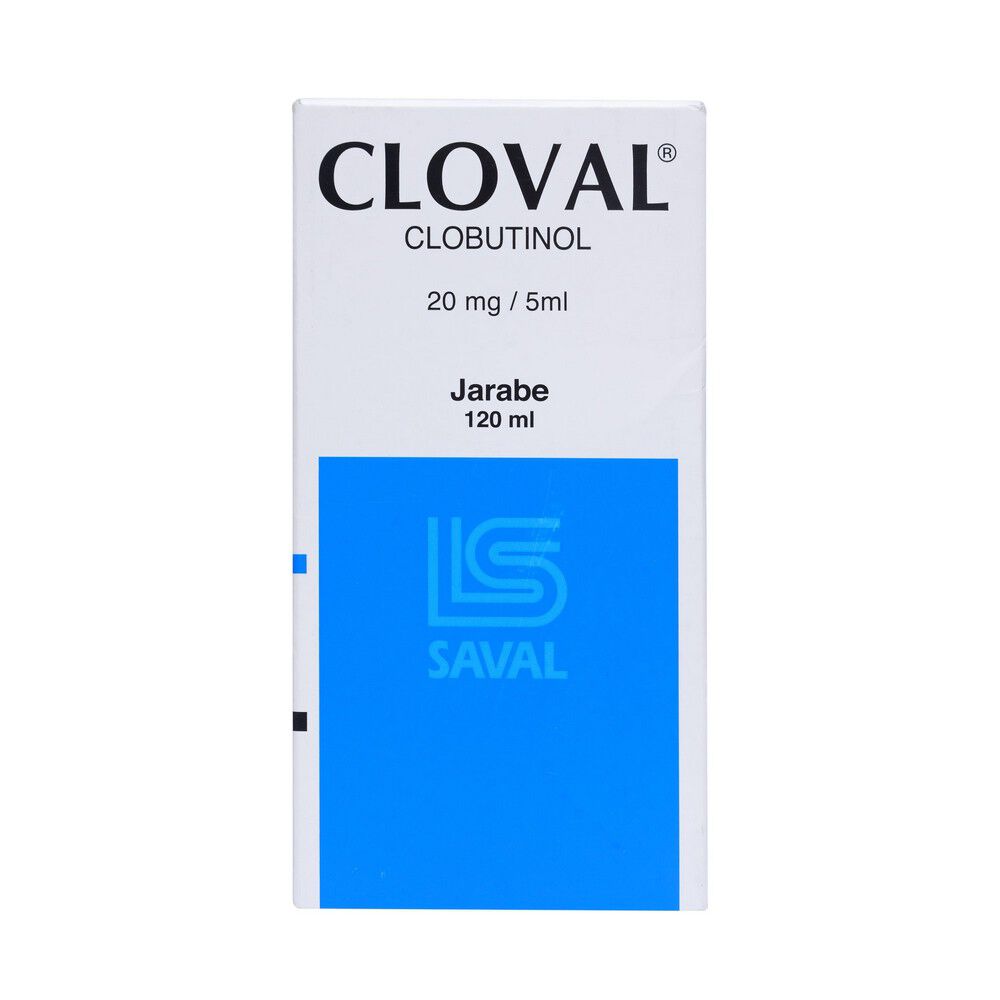 Cloval Clobutinol 20 mg/5mL Jarabe 120 mL