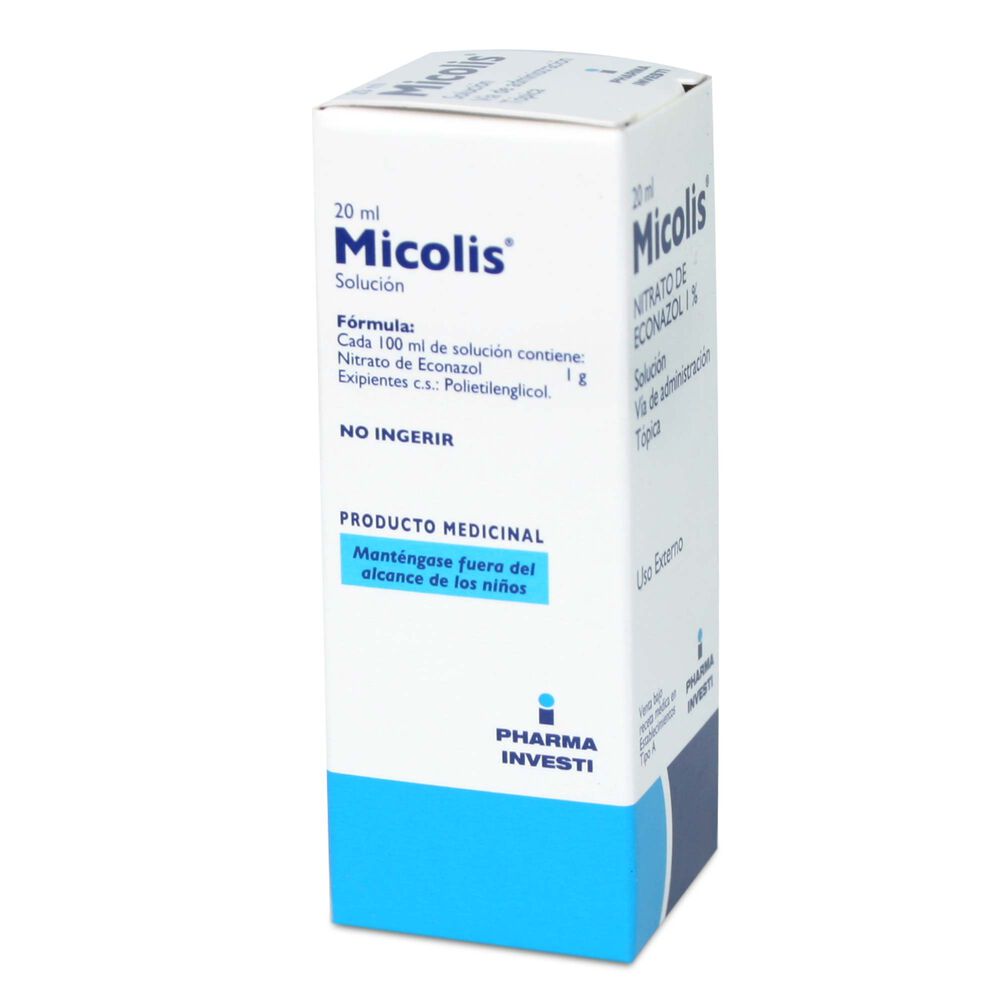 Micolis Econazol 1% Solución Tópica 20 mL