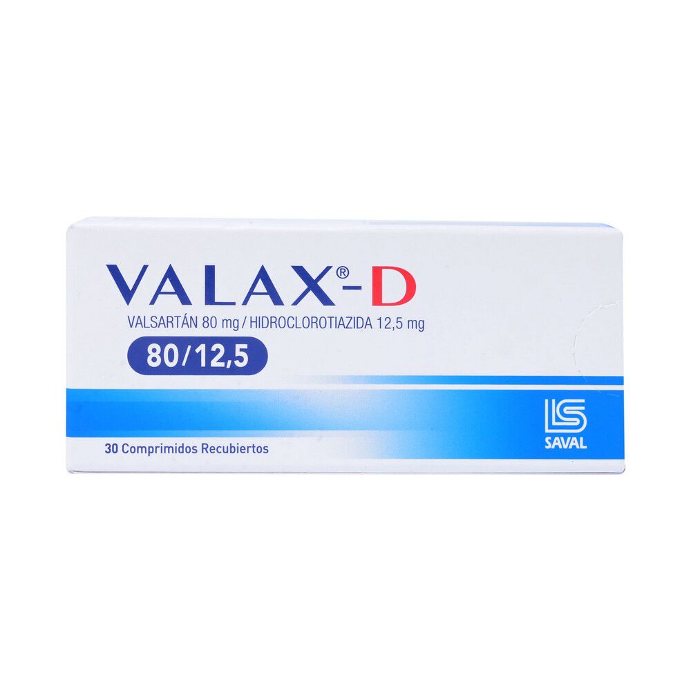 Valax-D 80/12,5 Valsartan 80 mg Hidroclorotiazida 12,5 mg 30 ...
