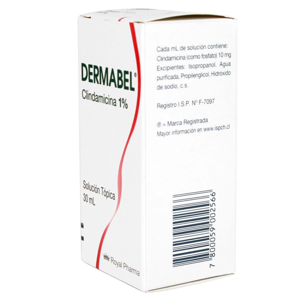 Dermabel Clindamicina 1% Solución Tópica 30 mL