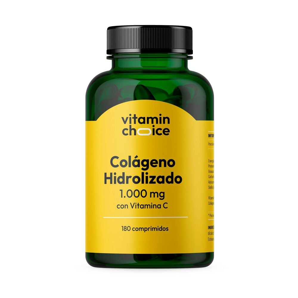 Colágeno Hidrolizado 1000 mg 180 Comprimidos Recubiertos