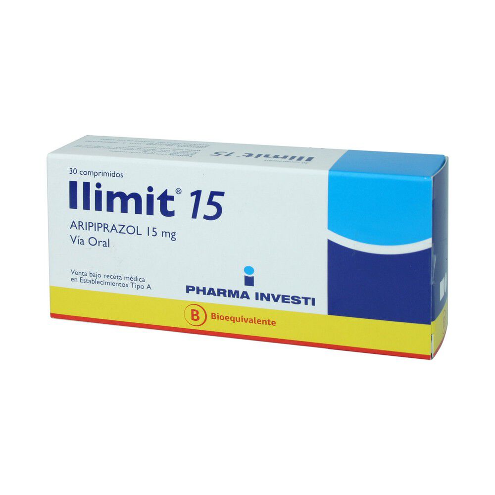 Ilimit Aripiprazol 15 mg 30 Comprimidos