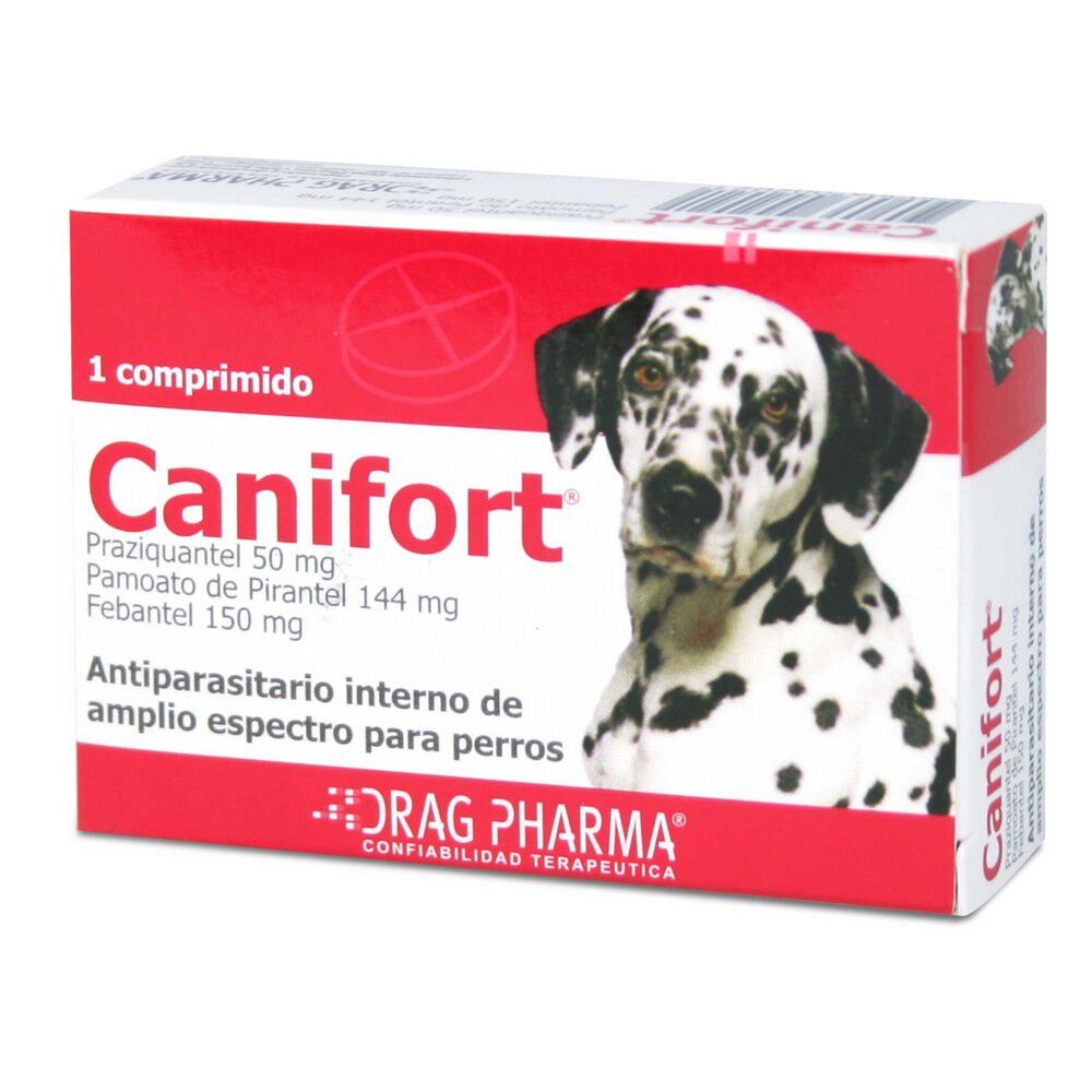 Canifort Pirantel 144 mg 1 Comprimido