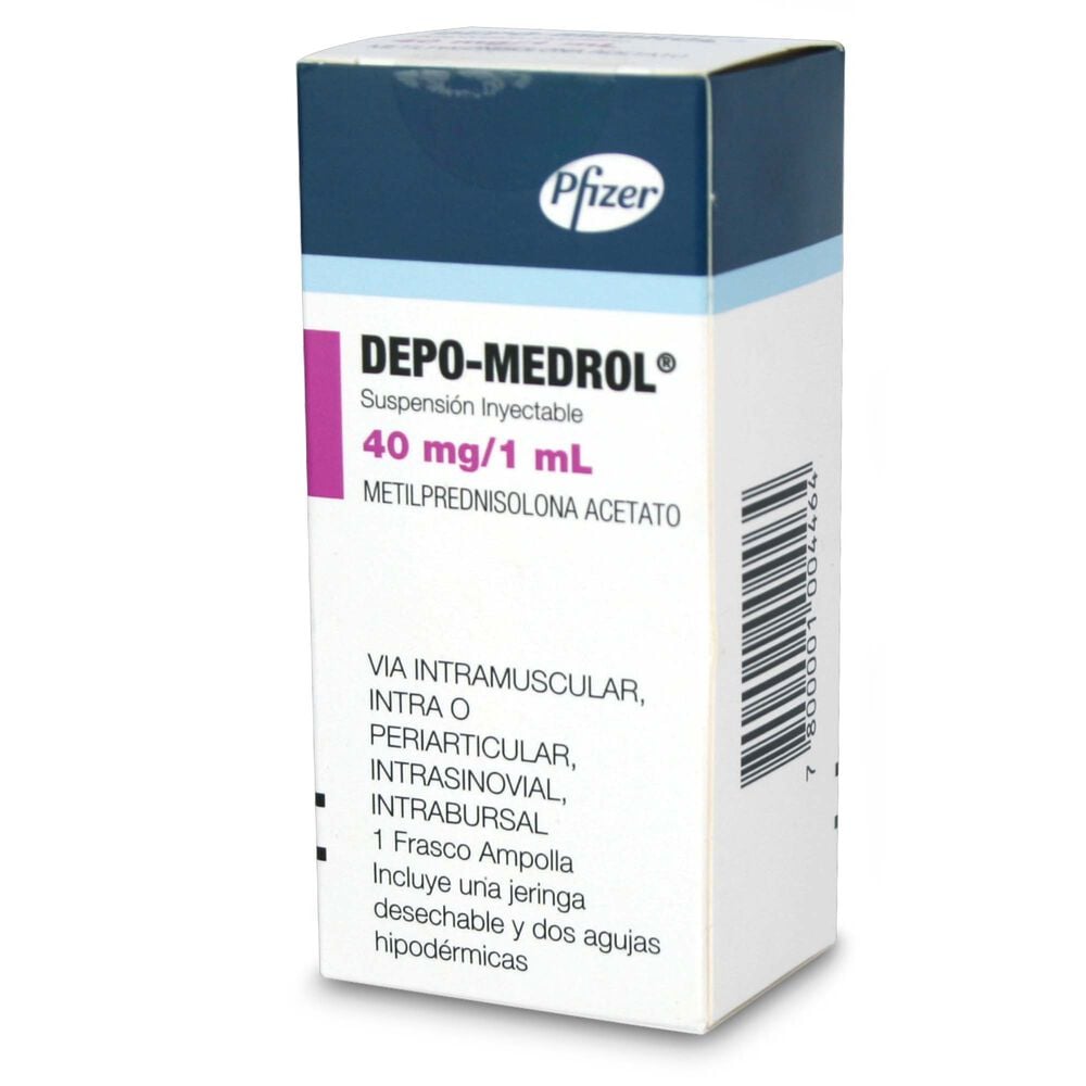 Depo-Medrol Metilprednisolona 40 mg 1 Ampolla Depo-Medrol Metilprednisolona 40 mg 1 Ampolla