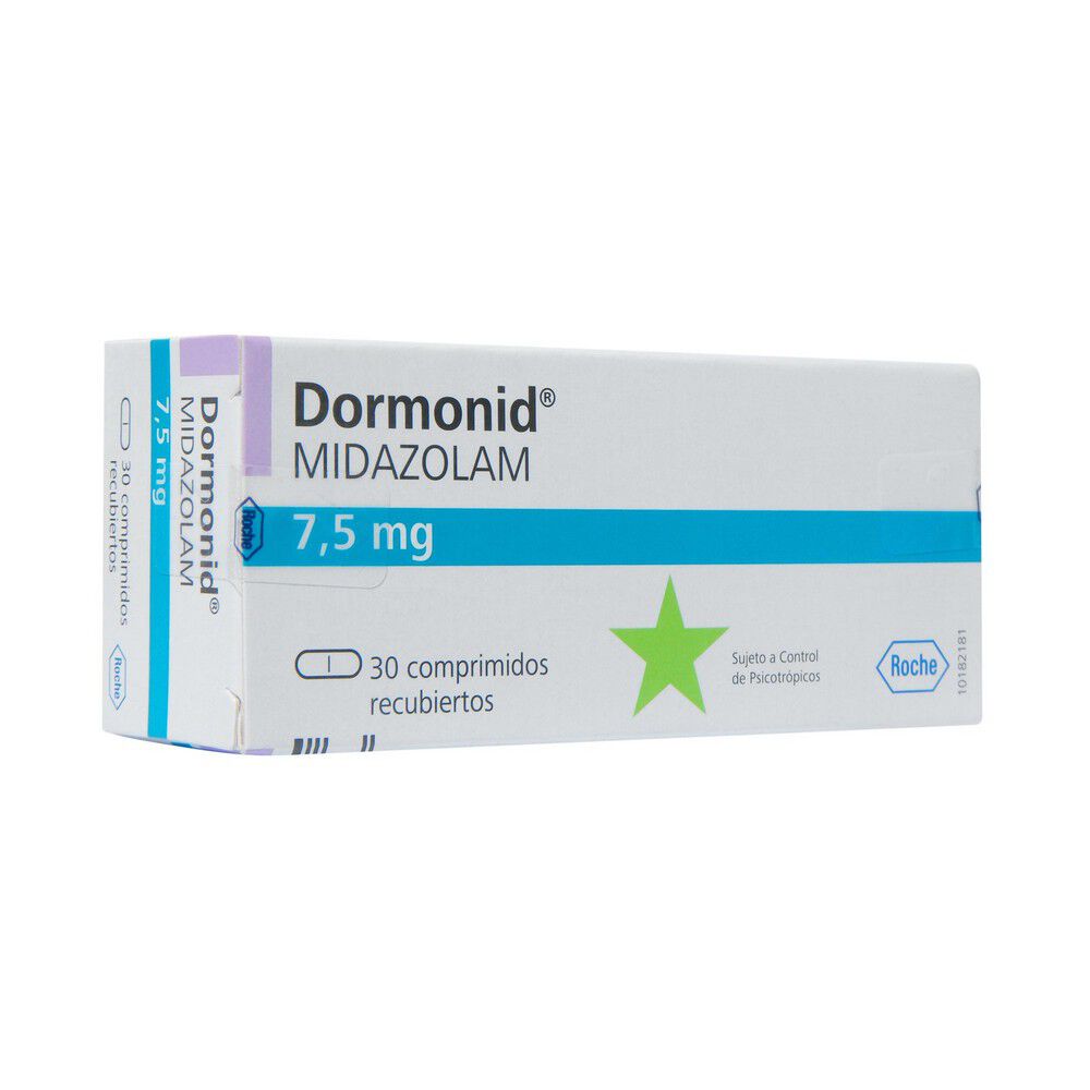 Dormonid Midazolam 7,5 mg 30 Comprimidos