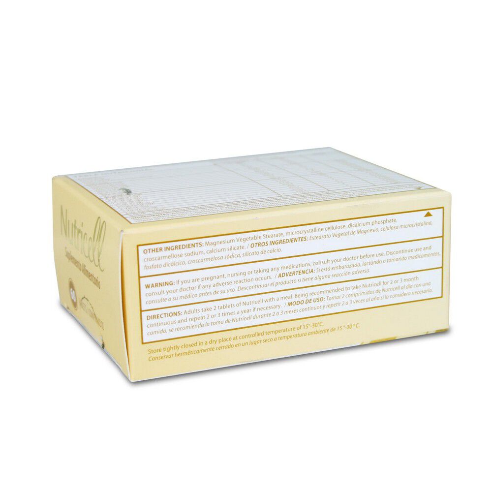 Nutricell Aminoacidos/Minerales/Vitaminas E/Vitamina B6 60 Comprimidos