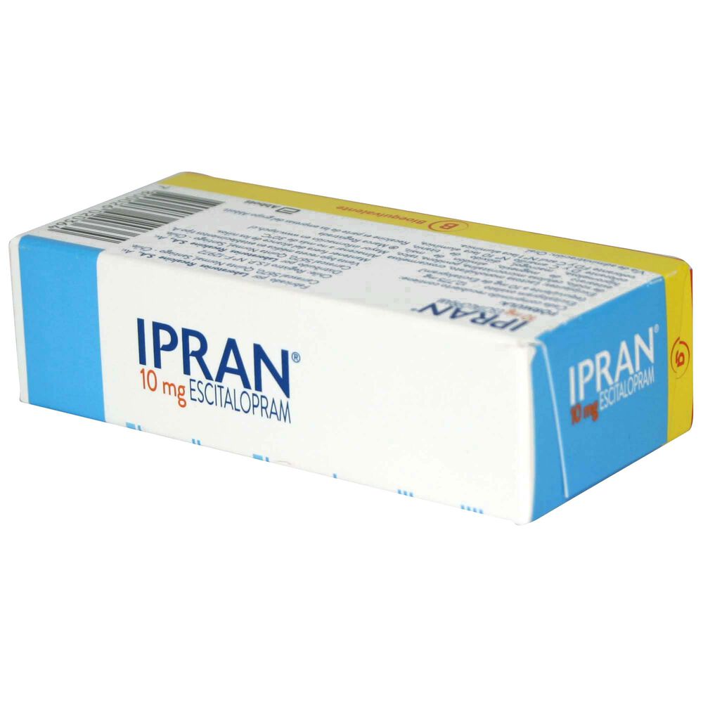 Ipran Escitalopram 10 mg 30 Comprimidos Recubiertos