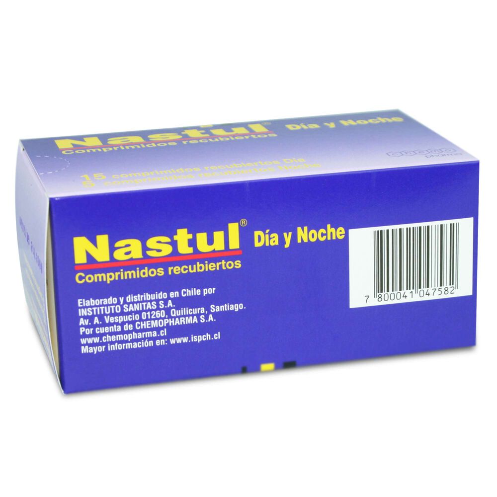 Nastul Día y Noche Paracetamol 60 mg 20 Comprimidos
