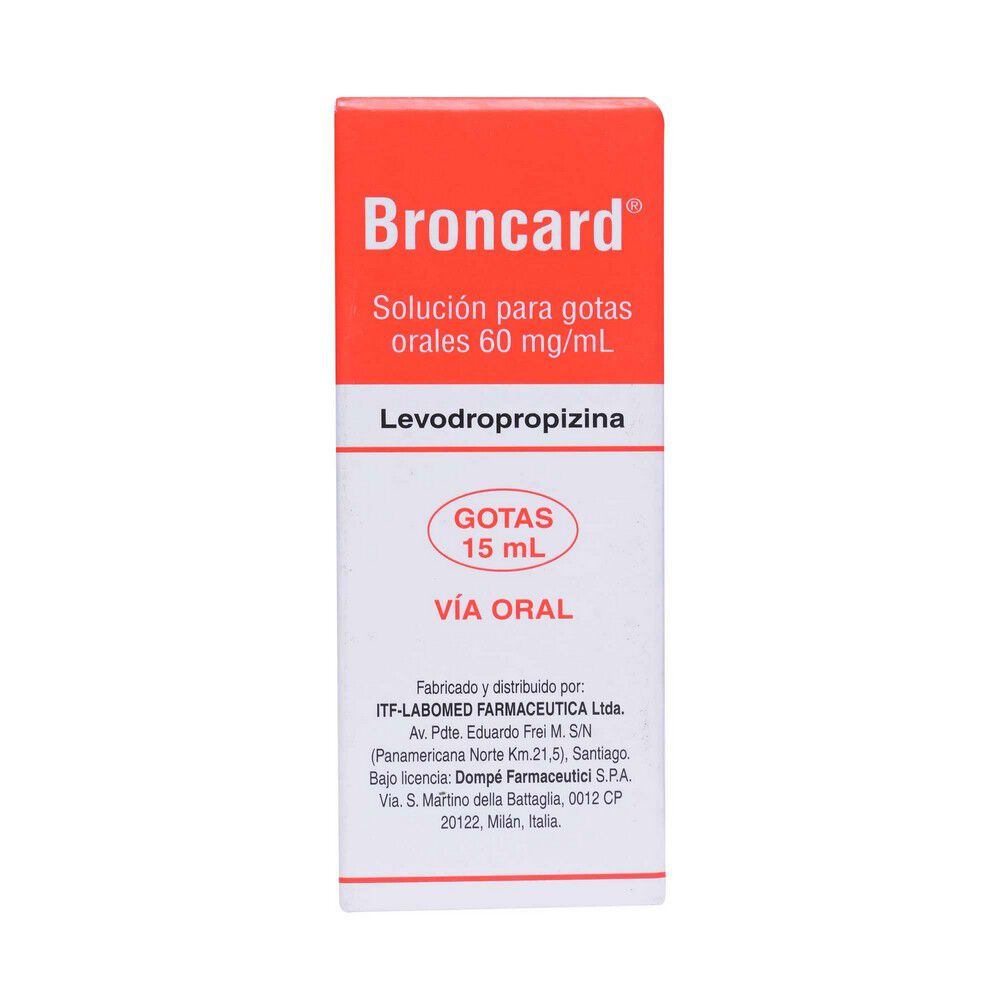 Broncard Levodropropizina 60 mg Solución Oral 15 mL