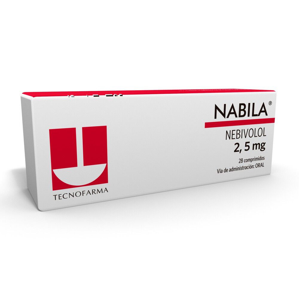 Nabila Nebivolol 2,5 mg 28 Comprimidos