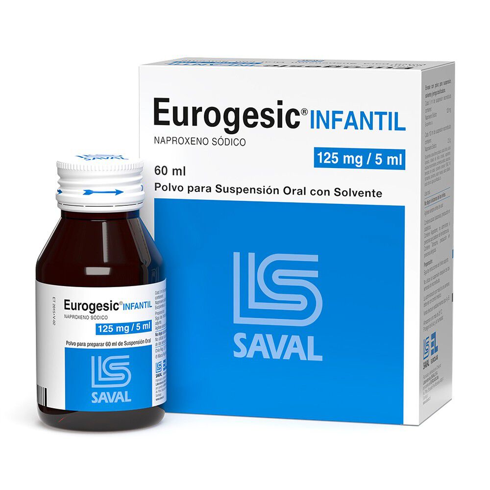 Eurogesic Naproxeno 25 mg Suspensión 60 mL