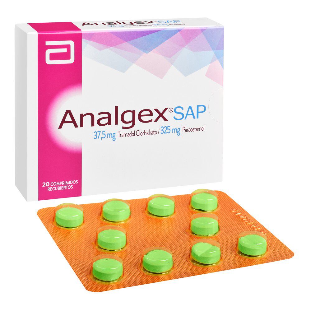 Analgex SAP Tramadol 37,5 mg 20 Comprimidos Recubiertos