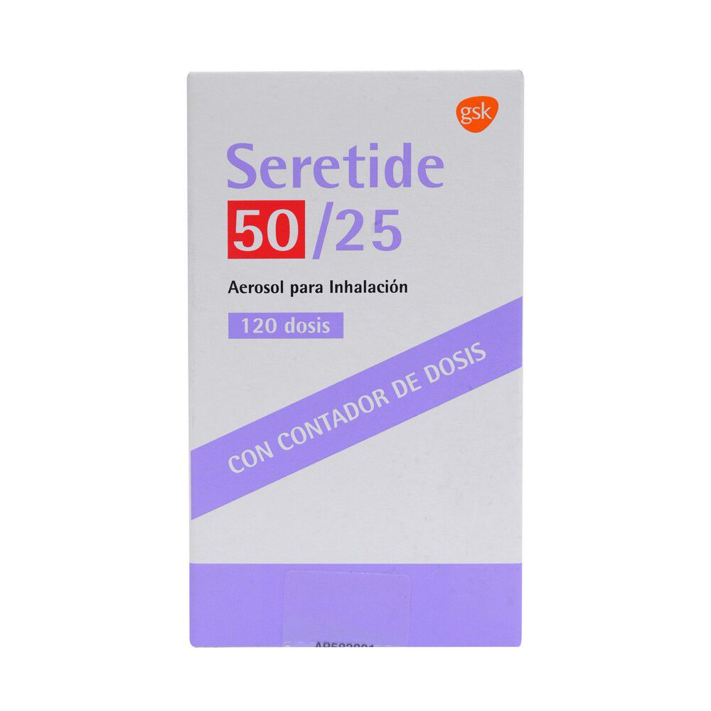 Seretide Salmeterol 25 mcg Inhalador Bucal 120 Dosis
