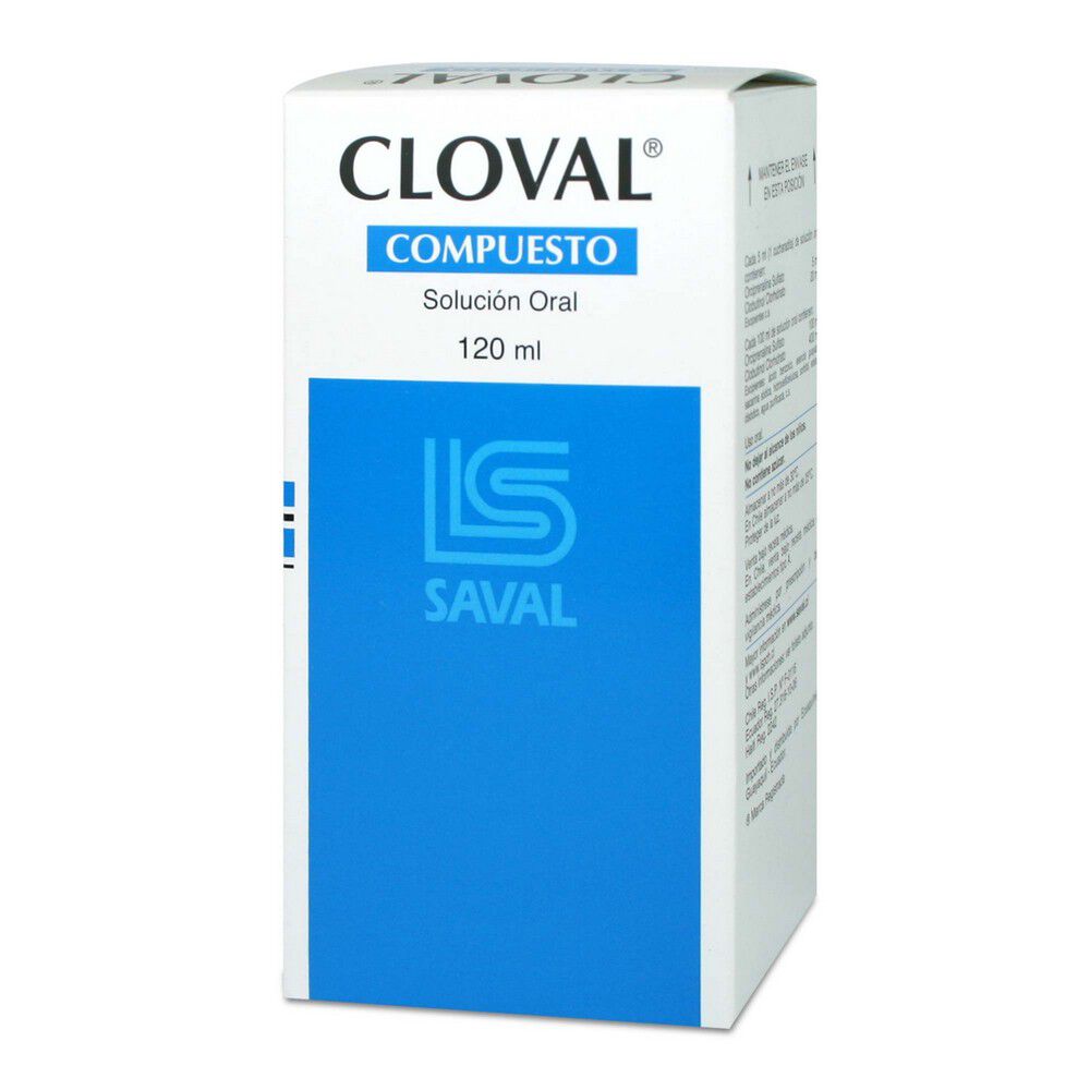 Cloval Clobutinol 5 mg/5mL Jarabe 120 mL