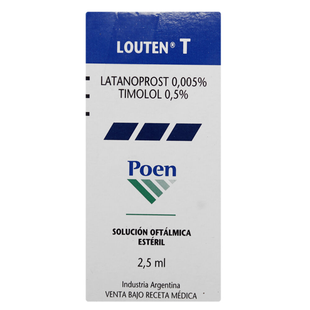 Louten T Latanoprost 0,005% Timolol 0,5% Solución Oftalmica 2,5 mL