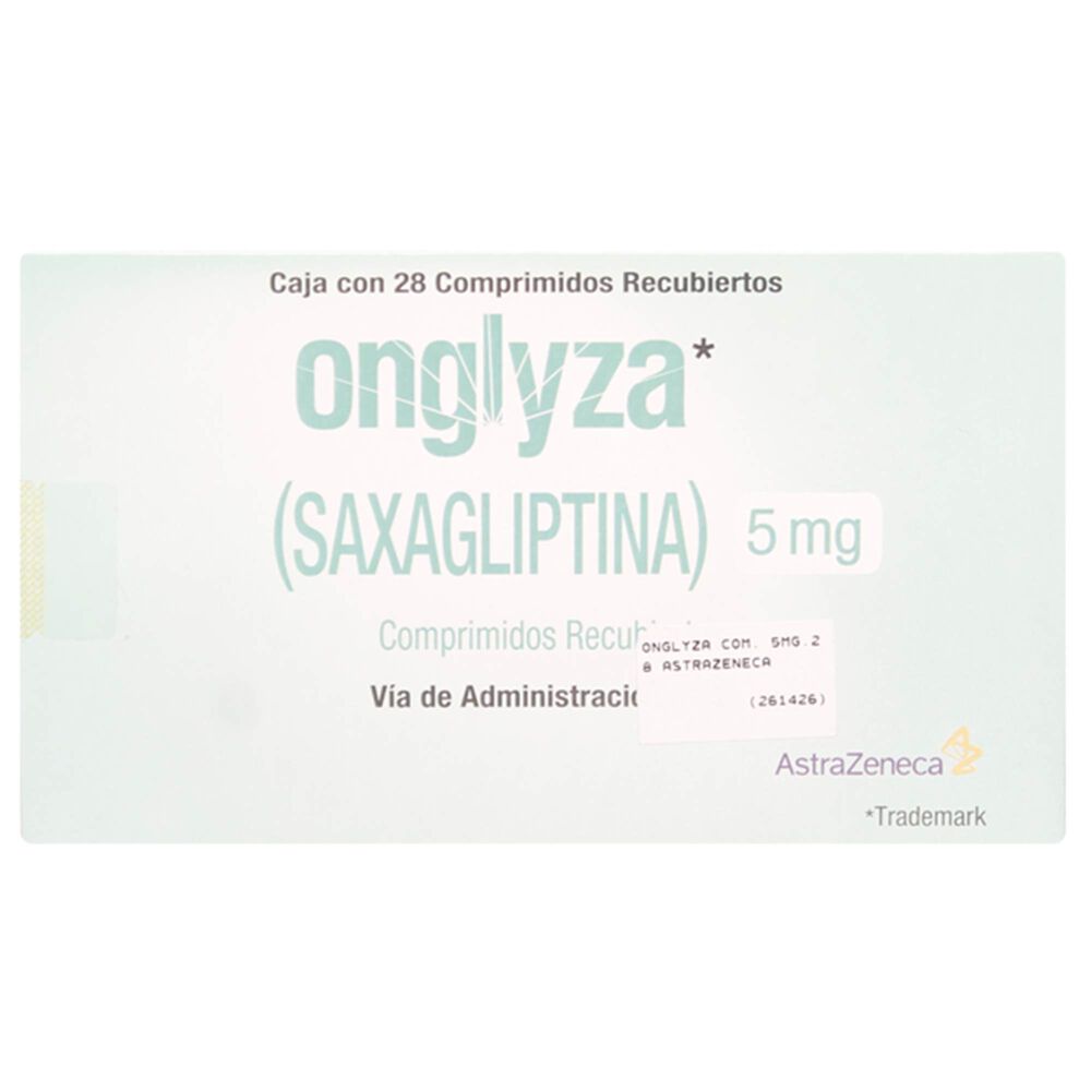 Onglyza Saxagliptina 5 mg 28 Comprimidos Recubierto