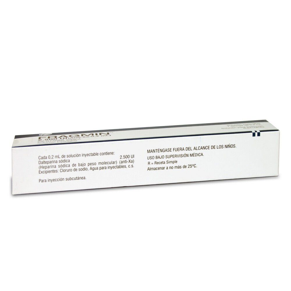 Fragmin Dalteparina 2500 UI 1 Jeringa