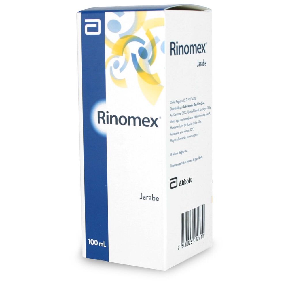 Rinomex Loratadina 2,5 mg Jarabe 100 mL