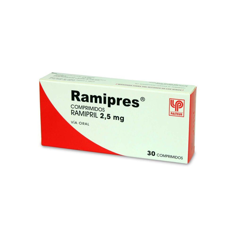 Ramipres Ramipril 2,5 mg 30 Comprimidos