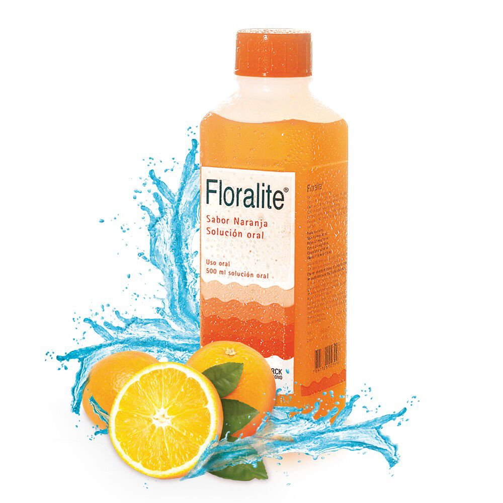 Floralite Sodio 20 mEq / L Solución Oral 500 mL Sabor Naranja