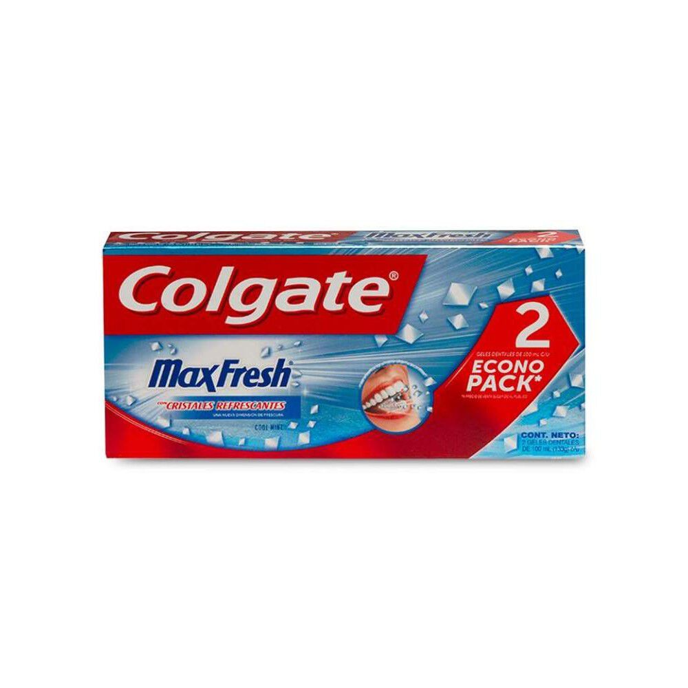 Econopack Pasta Dental MaxFresh Cool Mint 100 mL x 2