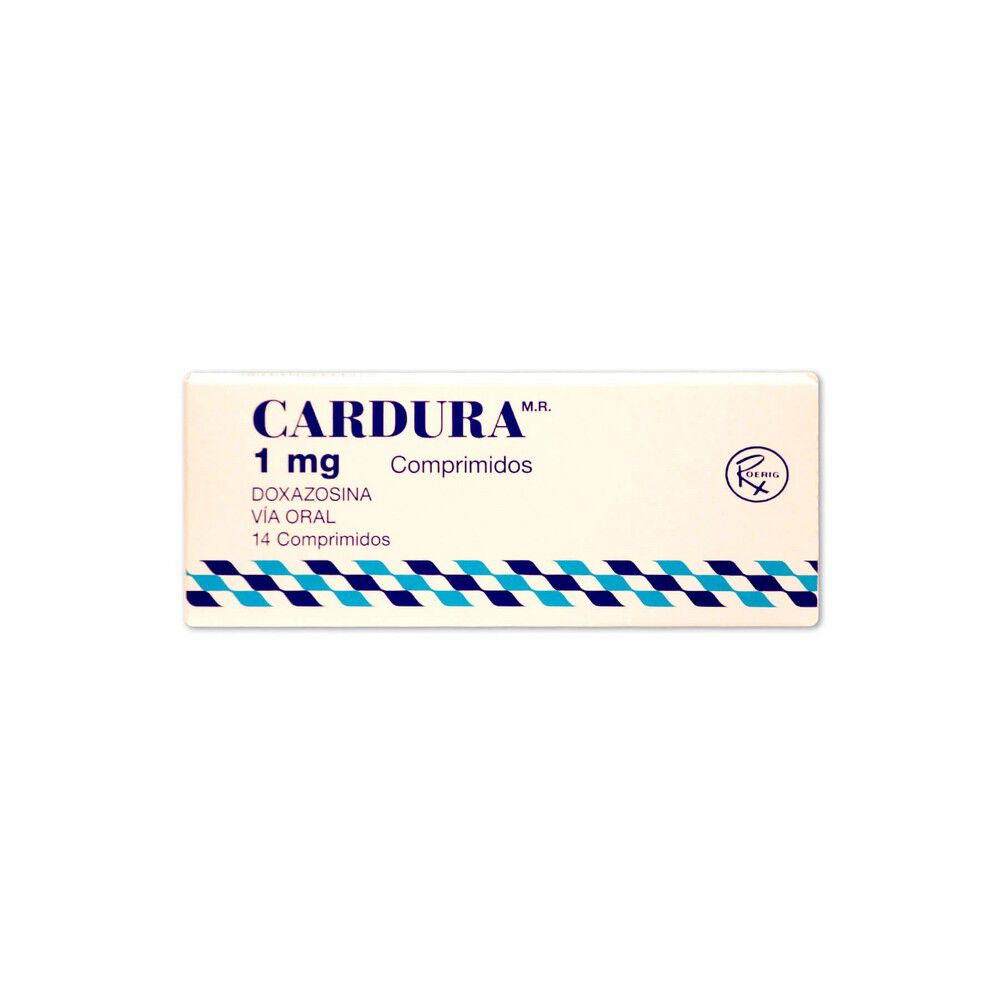 Cardura Doxazosina 1 mg 14 Comprimidos