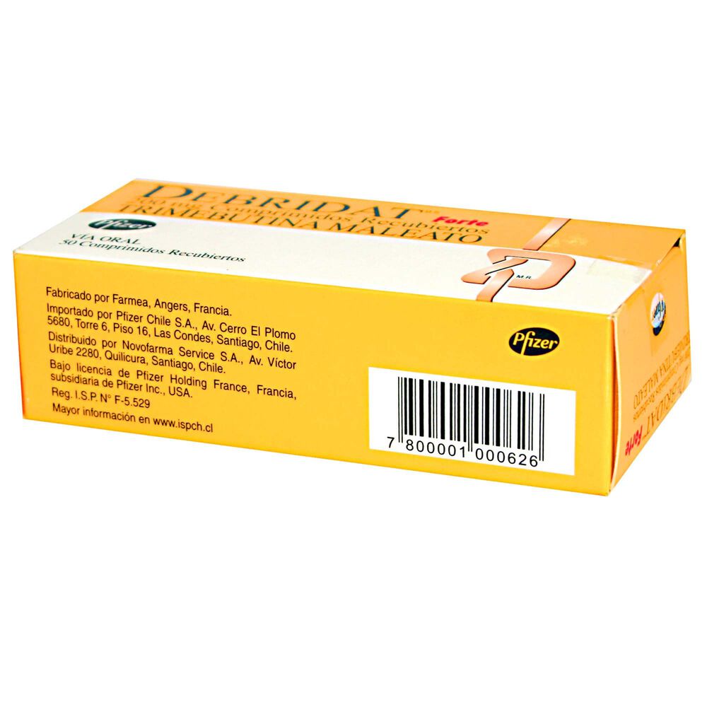 Debridat Forte Trimebutino 200 mg 50 Comprimidos
