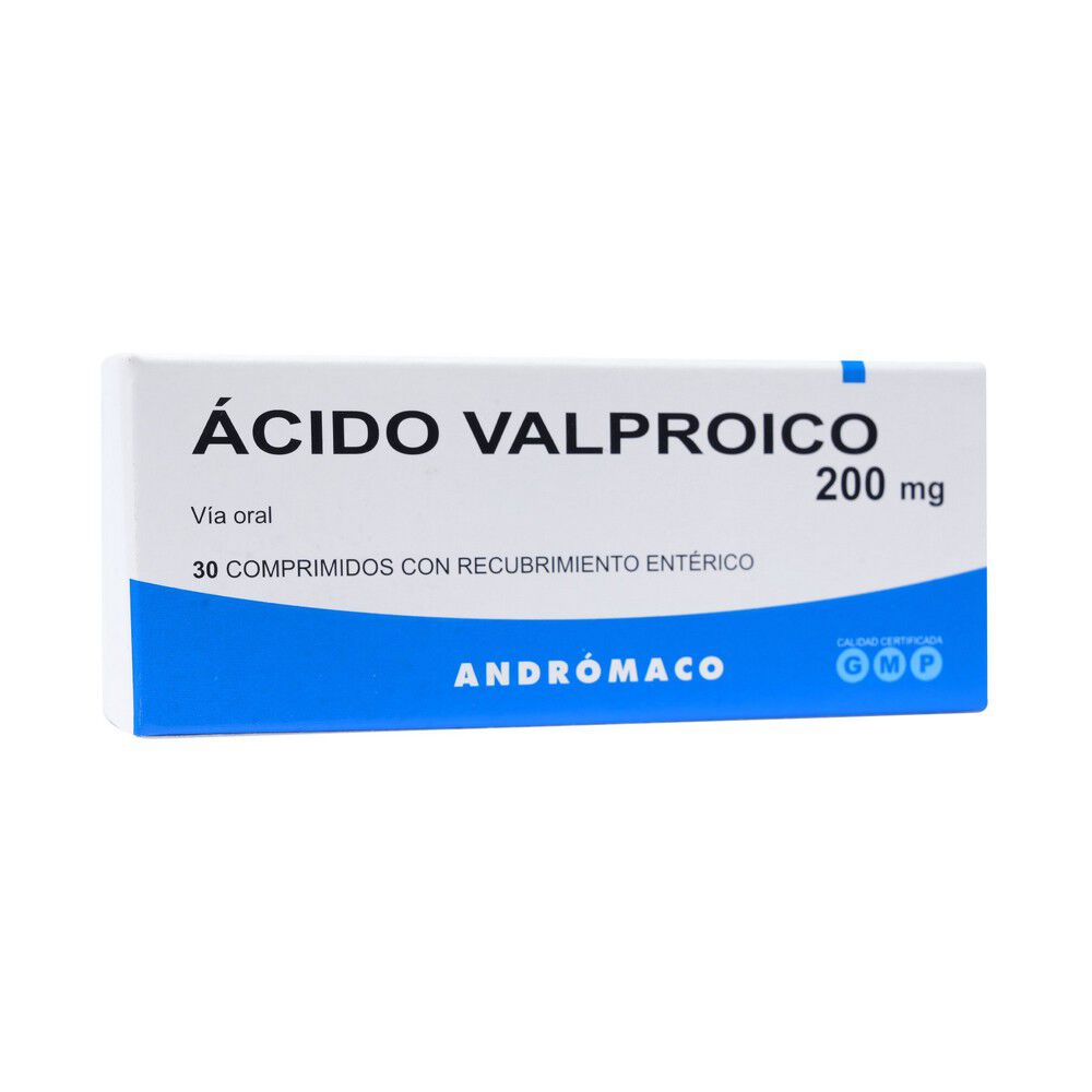 Ácido Valproico 200 mg 30 Comprimidos