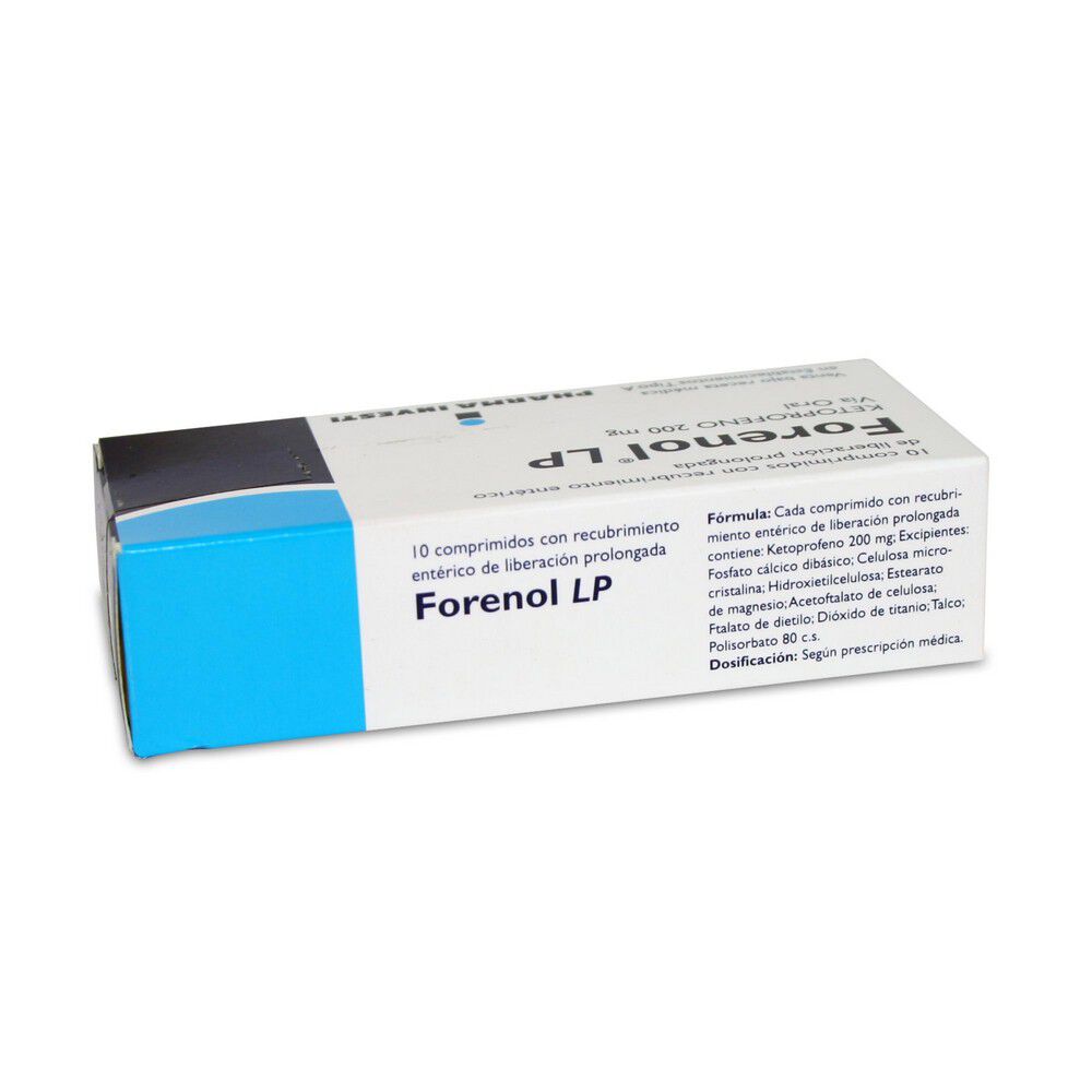 Forenol LP Ketoprofeno 200 mg 10 Comprimidos