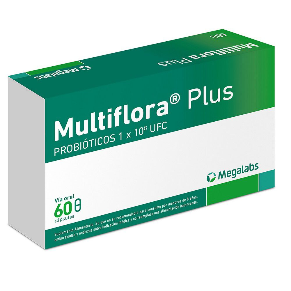 Multiflora Plus Probioticos 60 Cápsulas