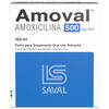 Amoval Amoxicilina 500 mg/5ml Suspensión 100 mL