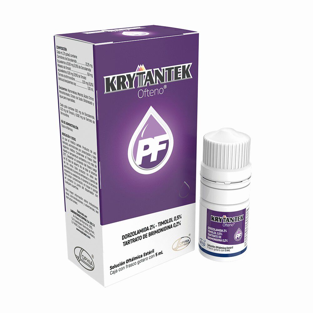 Krytantek Ofteno PF Solución Oftálmica 5 ml
