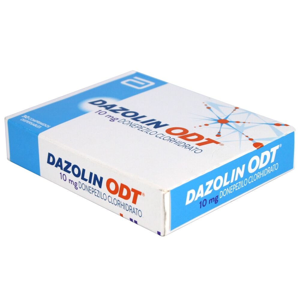 Dazolin ODT Donepezilo Clorhidrato 10 mg 30 Comprimidos Dispersables