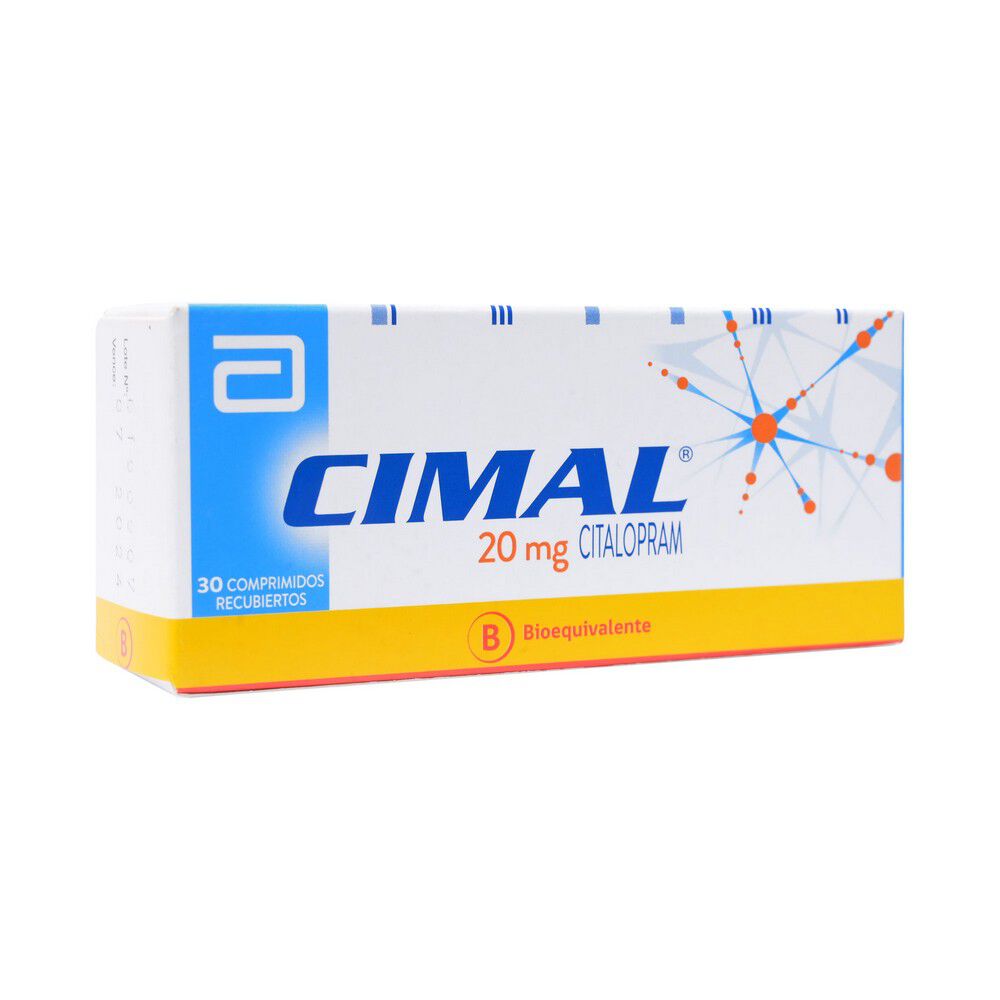 Cimal Citalopram 20 mg 30 Comprimidos