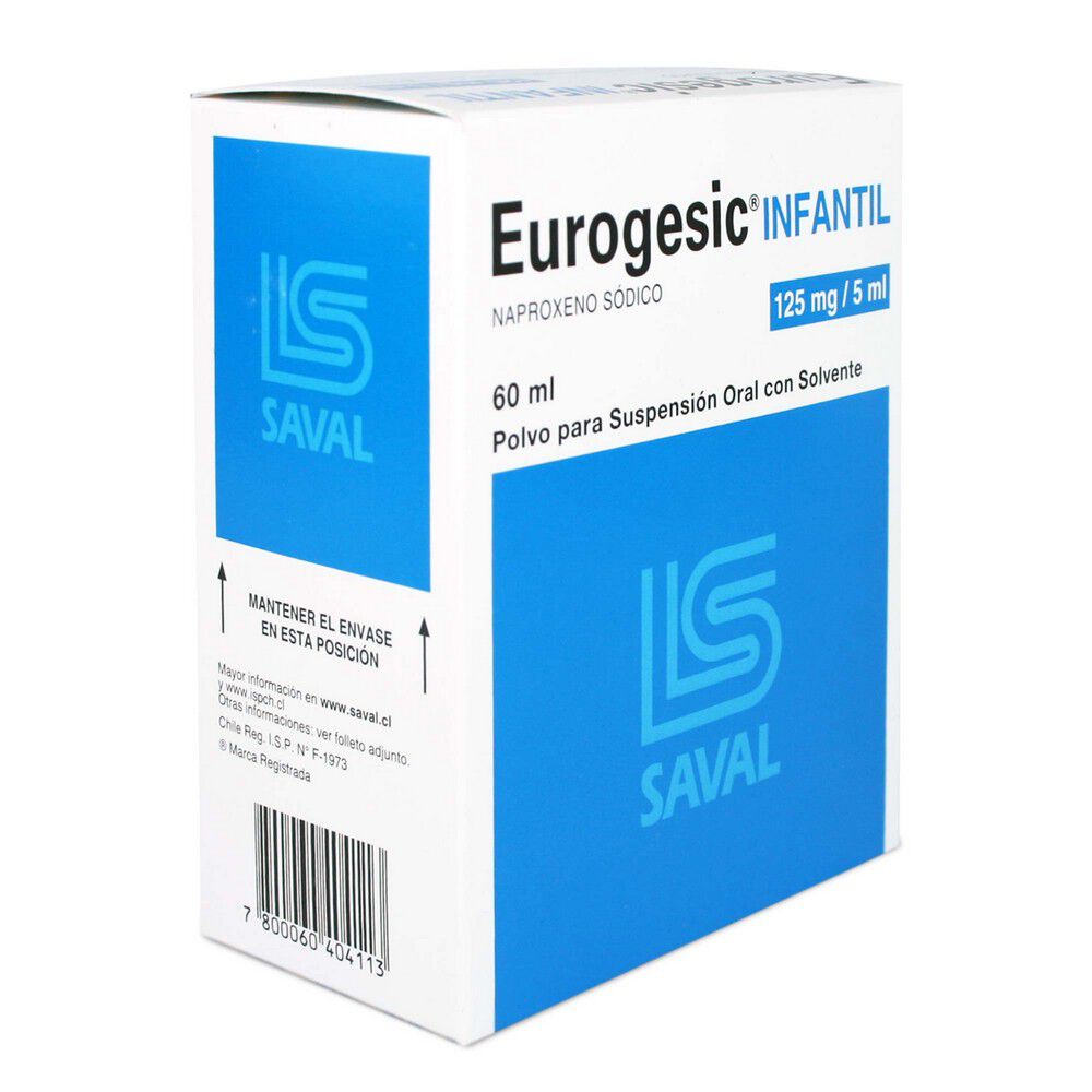 Eurogesic Naproxeno 25 mg Suspensión 60 mL