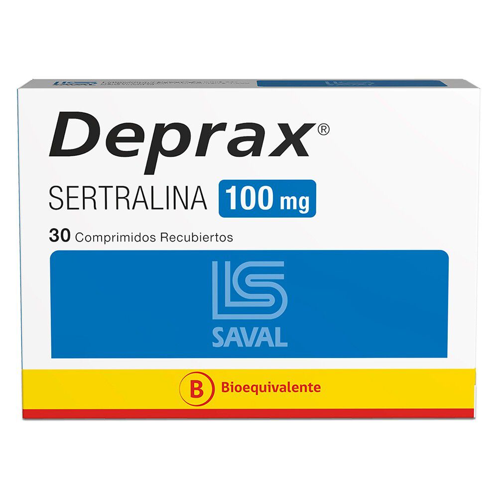Deprax Sertralina 100 mg 30 Comprimidos