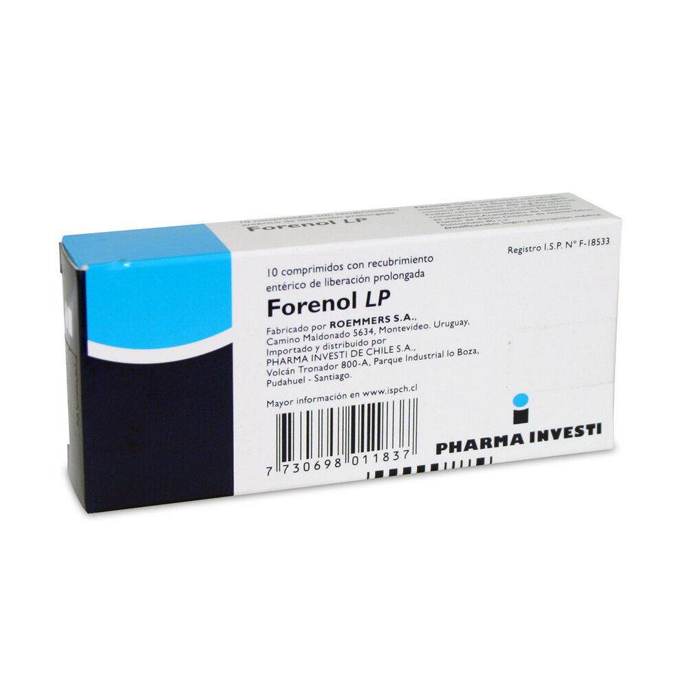 Forenol LP Ketoprofeno 200 mg 10 Comprimidos
