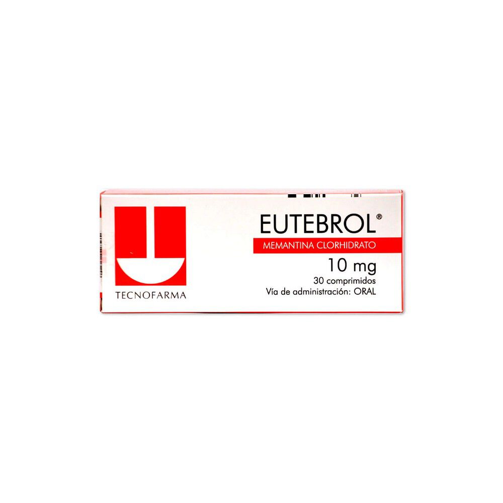 Eutebrol Memantina 10 mg 30 Comprimidos