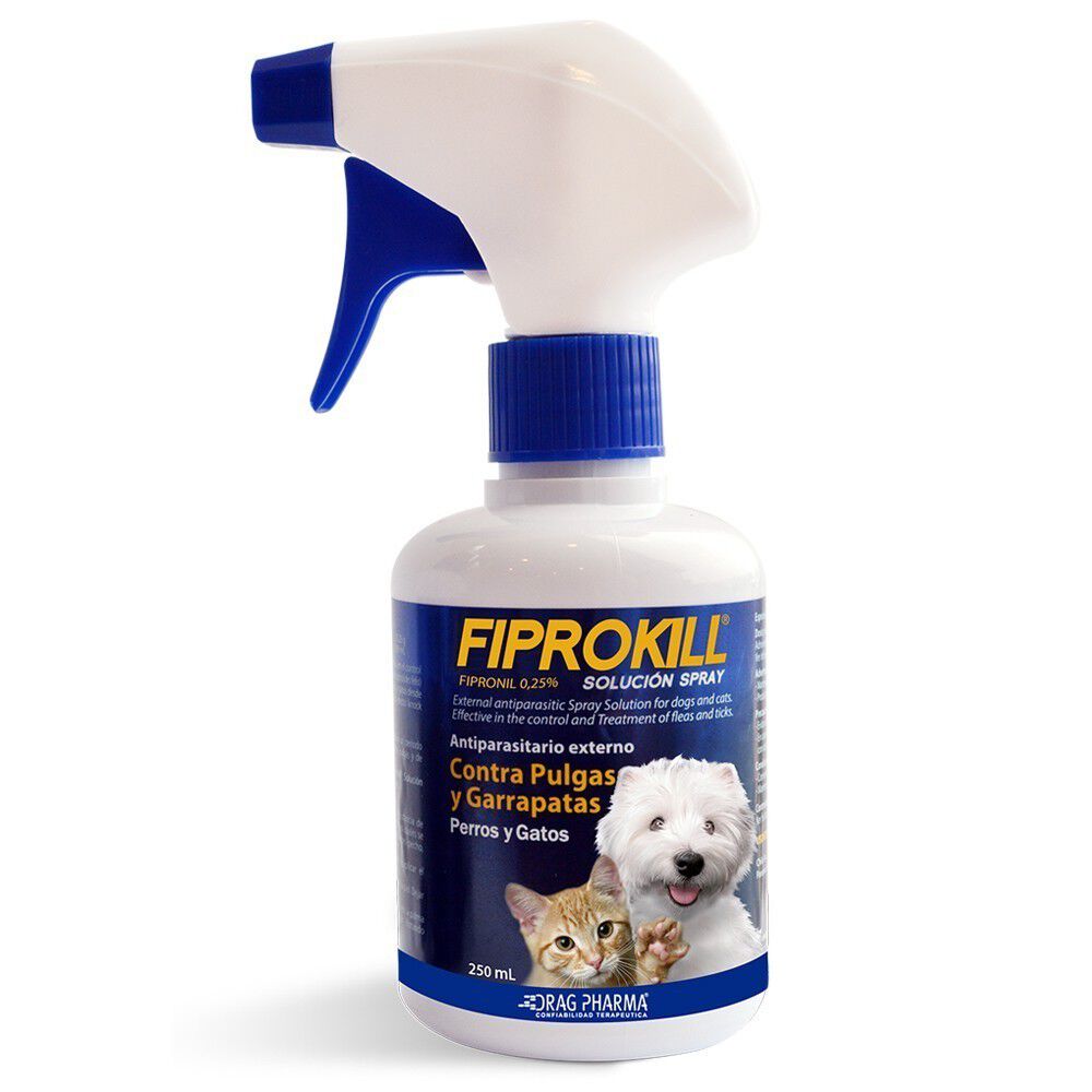 Fiprokill · Spray para Perros y Gatos - 250 ml