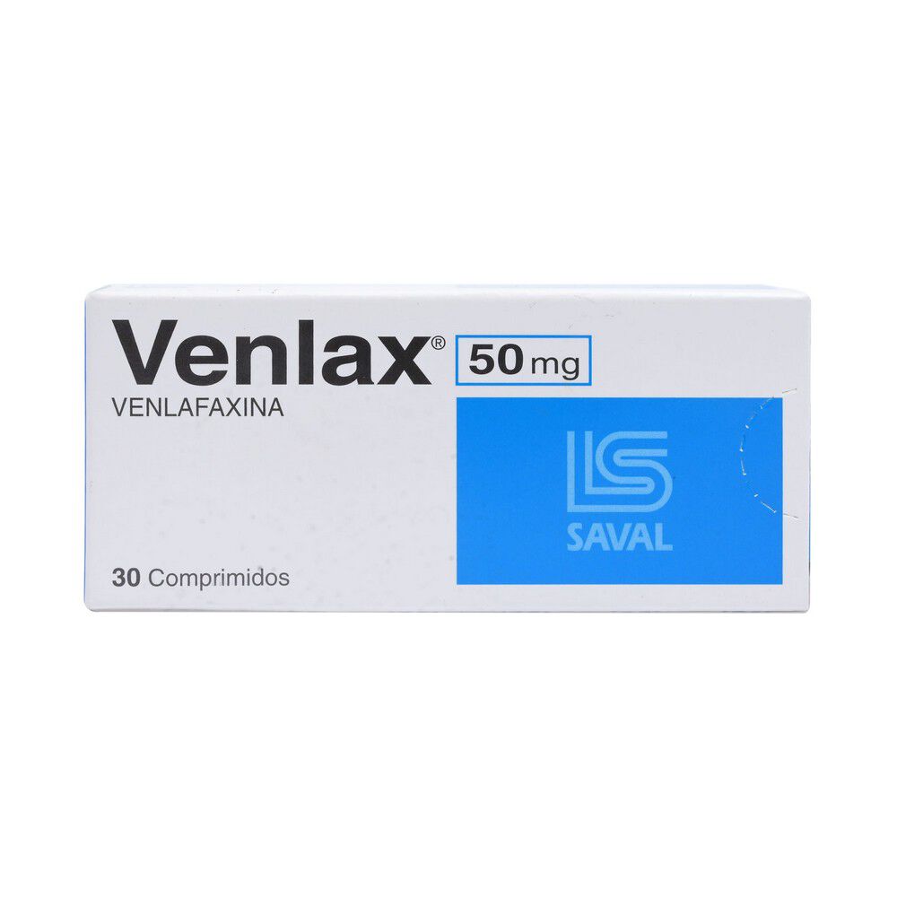 Venlax Venlafaxina 50 mg 30 Comprimidos