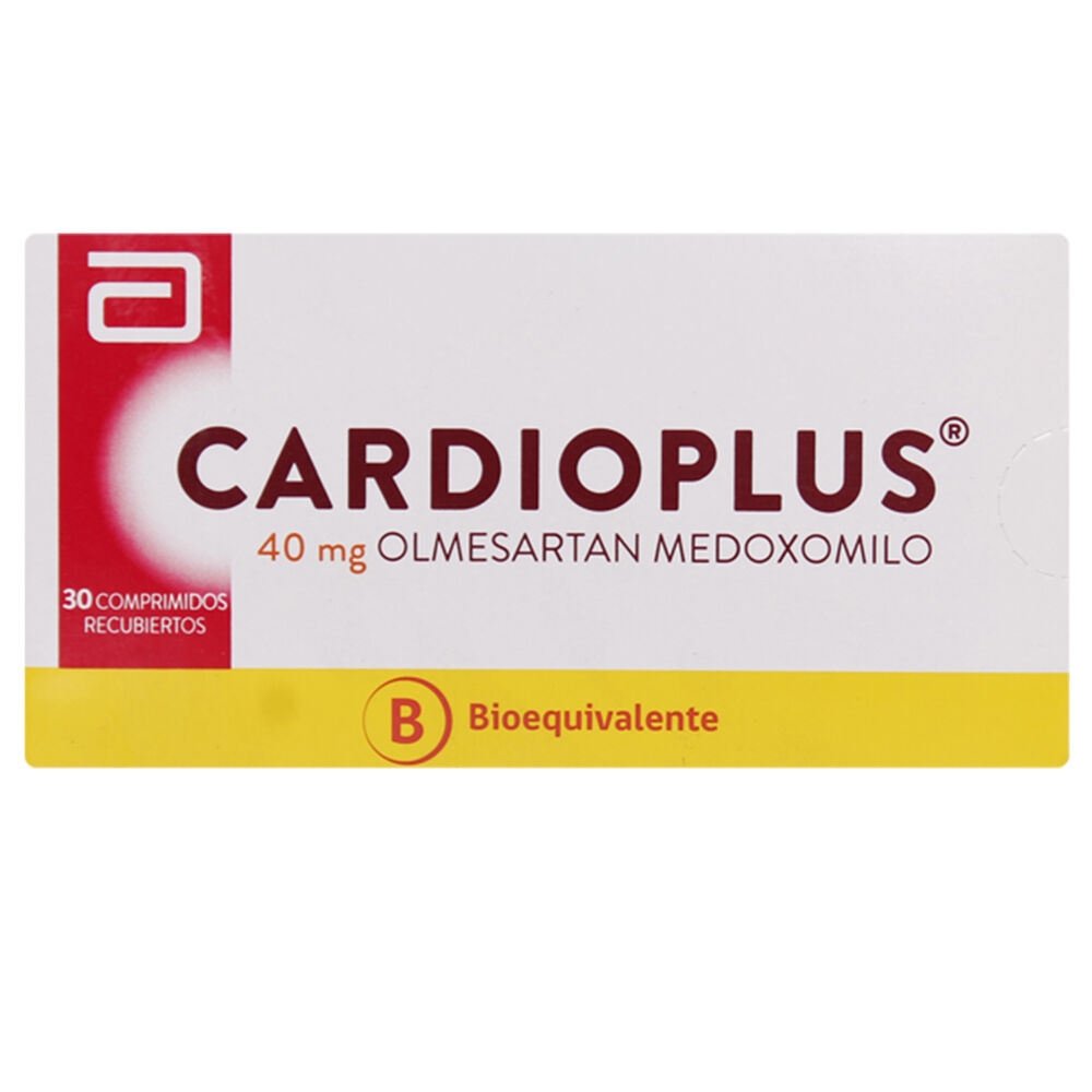 Cardioplus Olmesartan Medoxomilo 40 mg 30 Comprimidos