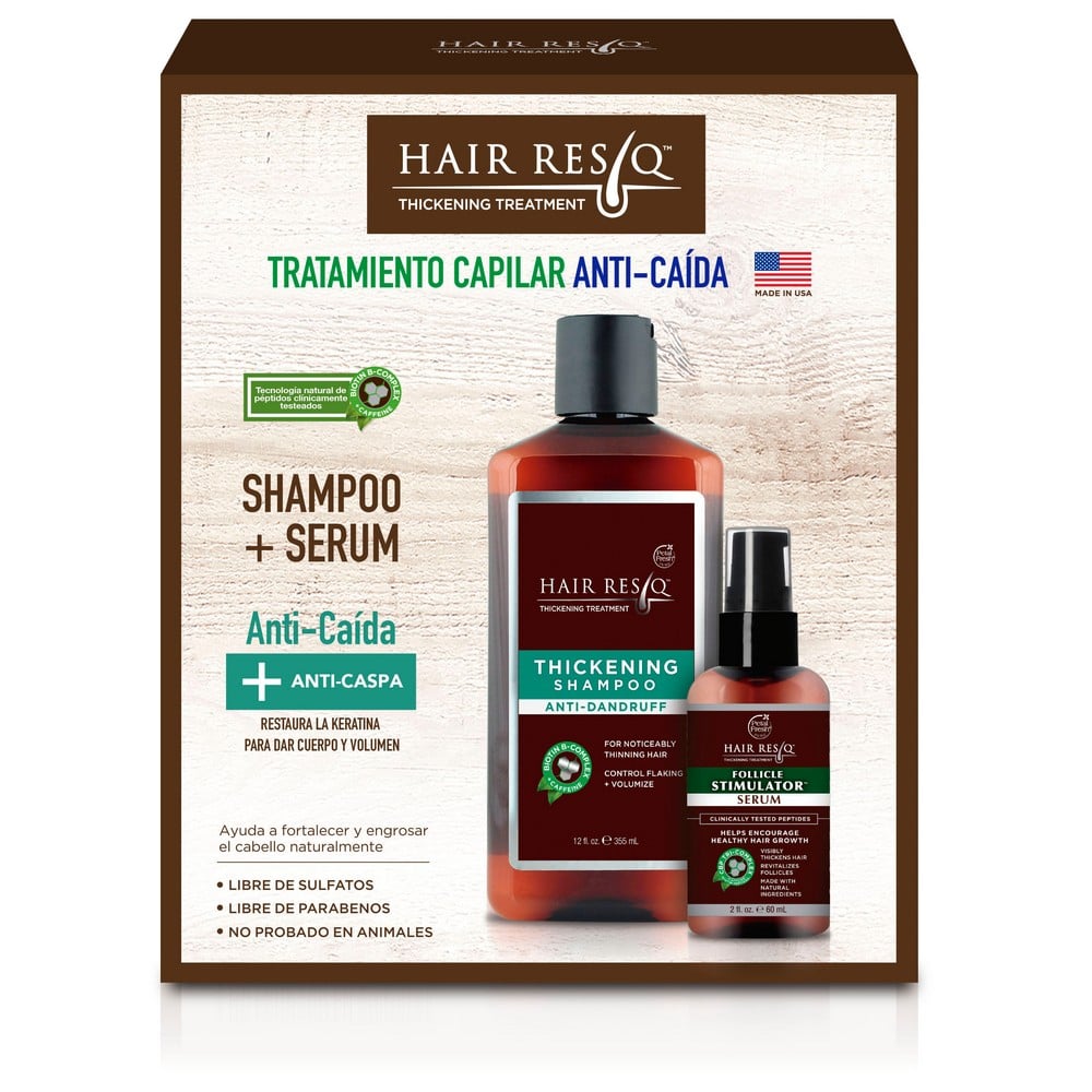 Shampoo Thickening Anti-Caspa 355ml + Serum Follicle Stimulator 60ml ...