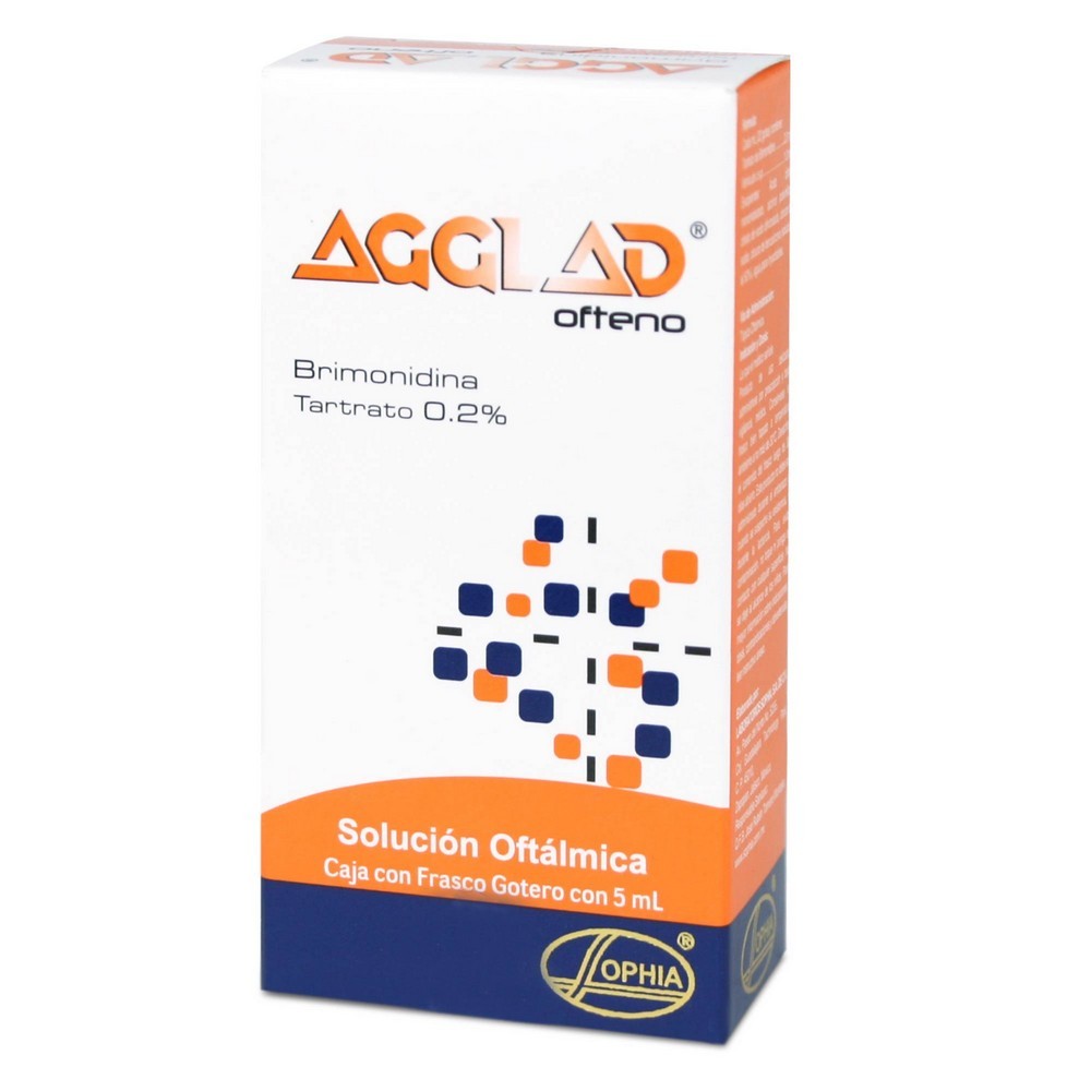 Agglad Ofteno Brimonidina 0,2% Solución Oftálmica 5 mL - FarmaCompara