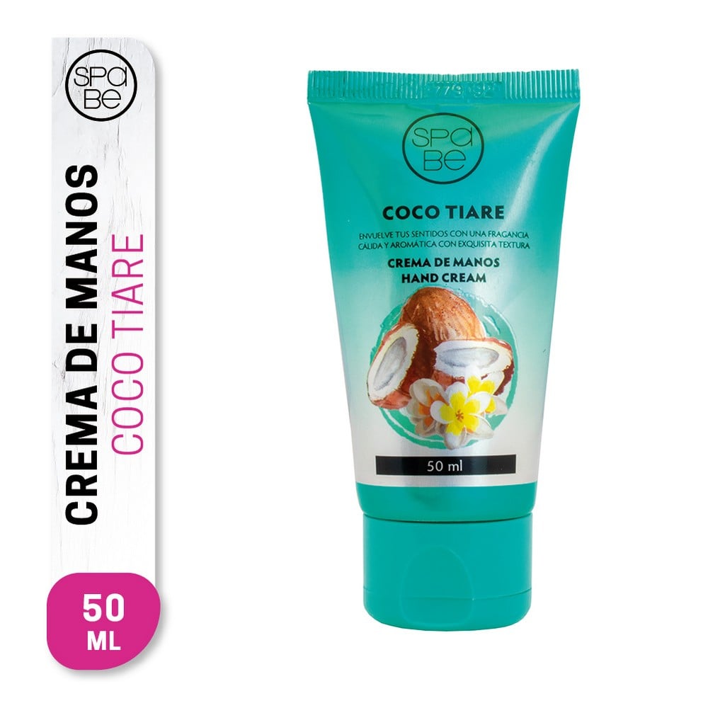 Crema de Manos Coco Tiare 50 mL | Cruz Verde